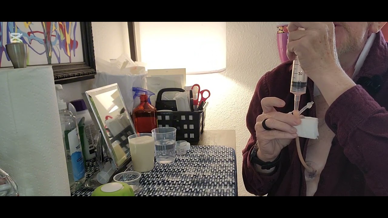How I use my Feeding Tube for Nutrition and Medication every day