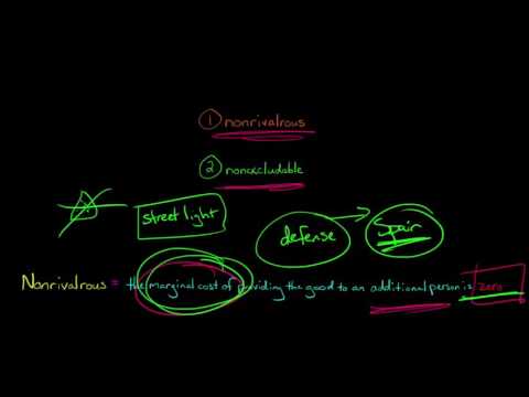 Public Goods in Economics