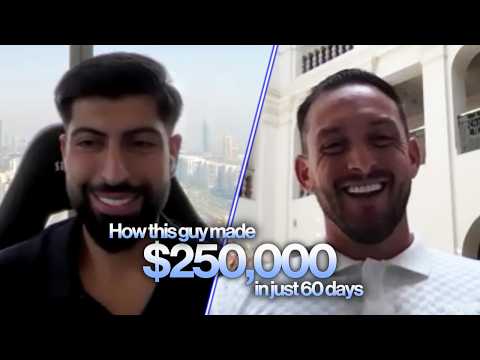He crashed his Lambo, lost it all... then made $250k dropshipping fashion