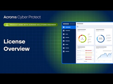 Acronis Cyber Protect Product Demo: License Overview