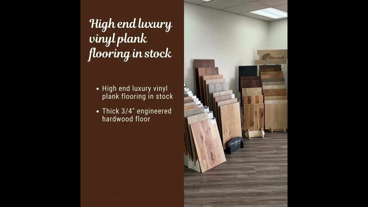 High End Luxury Vinyl Plank Flooring in Stock | Floors to Walls Studio
