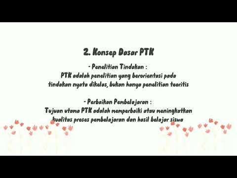 PENELITIAN TINDAKAN KELAS (PTK)