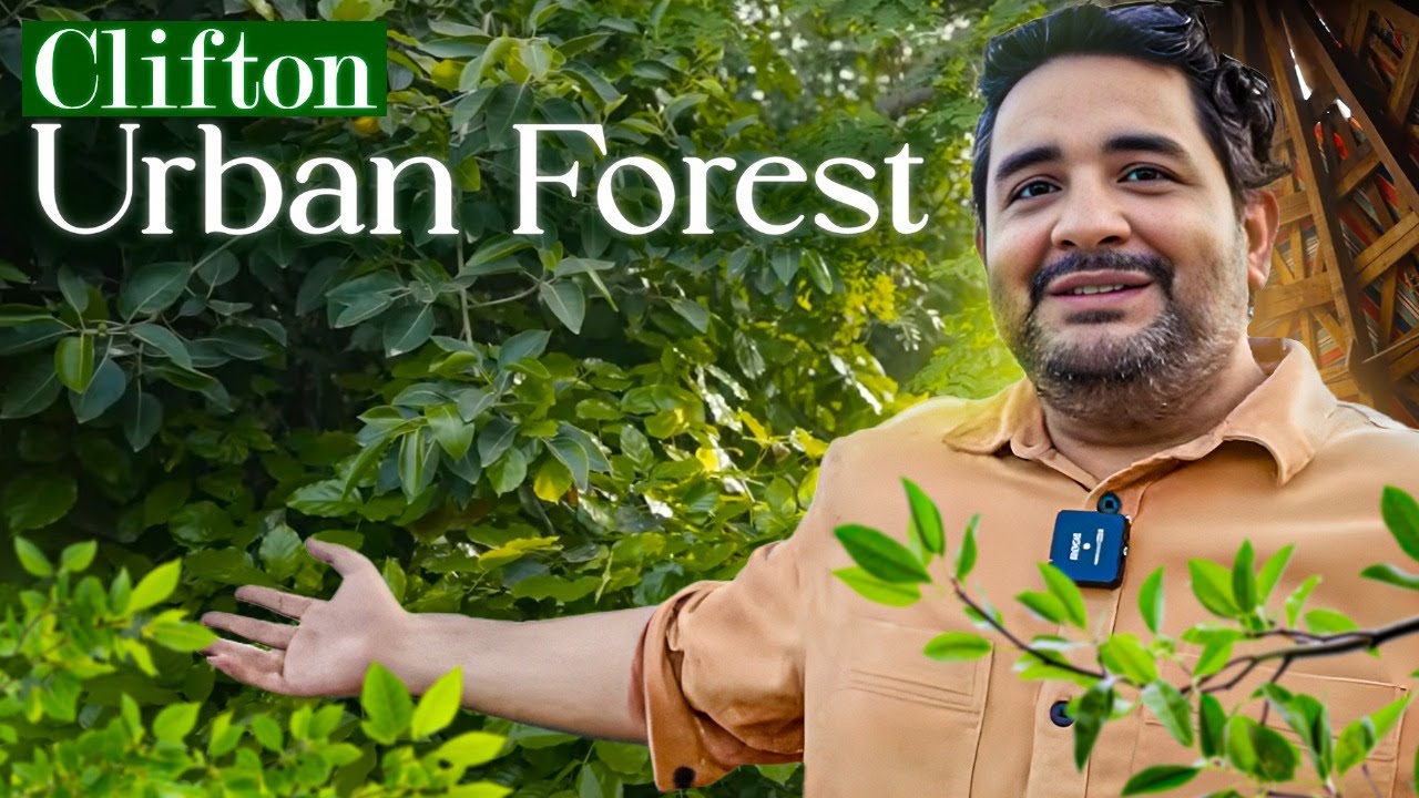 Clifton Urban Forest - Vlog - Visiting Masood Lohar's Urban Forest - Shehzad Ghias - #TPE