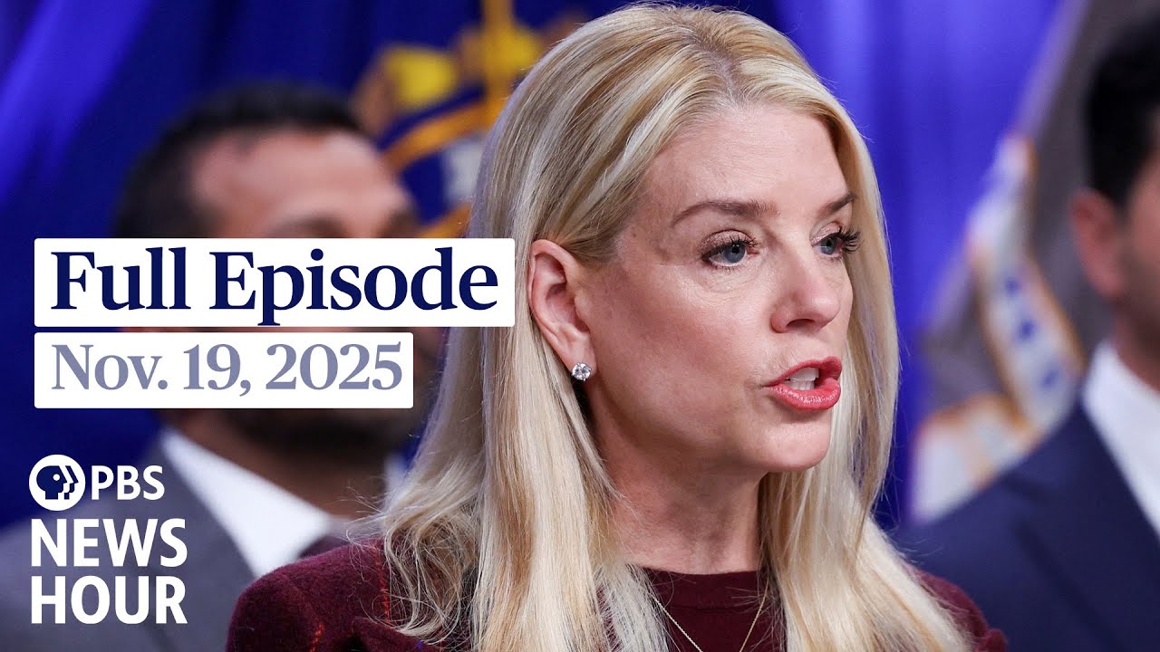 PBS News Hour West live episode, Nov. 19, 2025