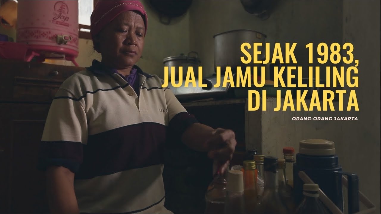 Sejak 1983 Jual Jamu Gendong Keliling di Jakarta
