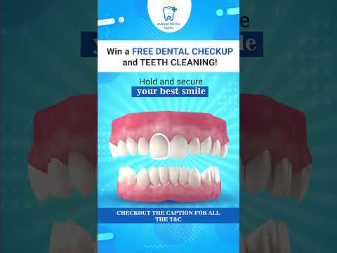 win a free dental cleaning / check up