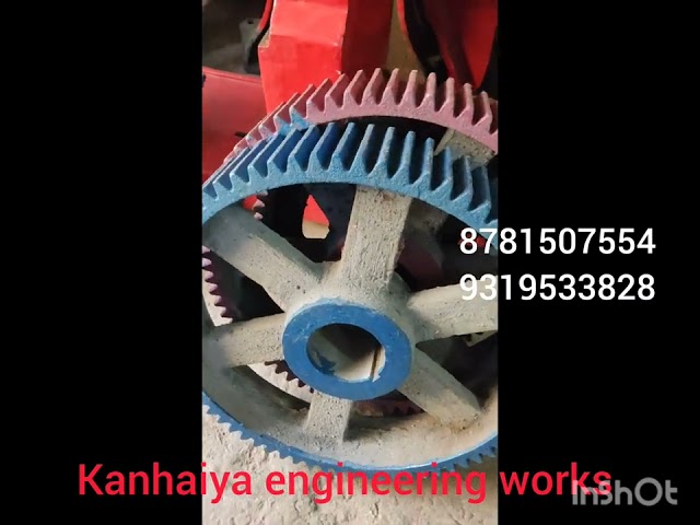 Oil Expeller parts - 72T cast iron gear Manufacturer from Agra