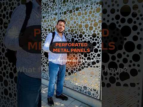 What did you know about the perforated metal panels? #municharchitecture