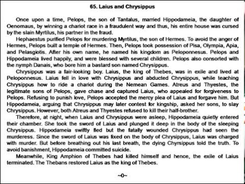 65. Laius and Chrysippus – Rajen Jani