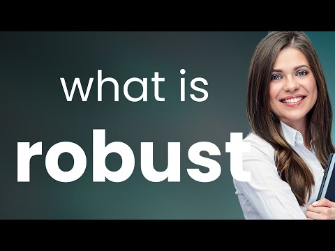Making Sense of "Robust"