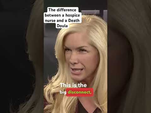 The difference between a hospice nurse and a Death Doula #deathdoula #hospice #hospicenurse