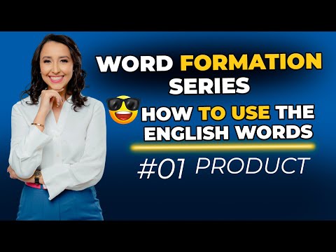 Word Formation in English #1 - How to Use the English Words - Product