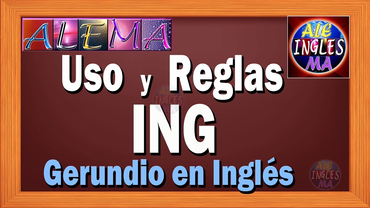 ING Use and Rules - Present Progressive or Continuous Sentences in English - Lesson # 9