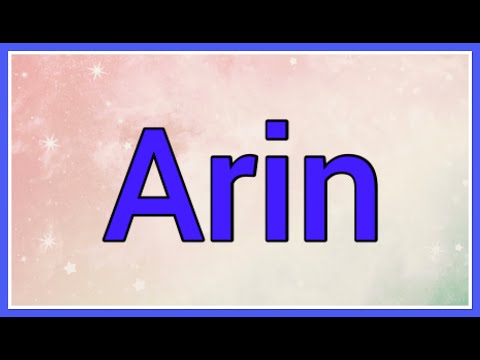 Arin | Name Origin