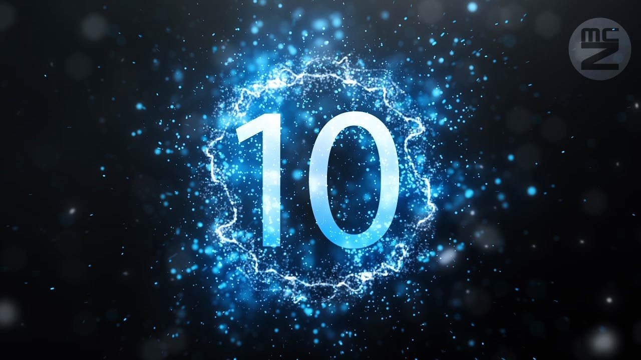 ⚡ Epic 10s Countdown | 10 Second Timer | Energy Particles FX | Blue Energy Explosion | McZerrill FX