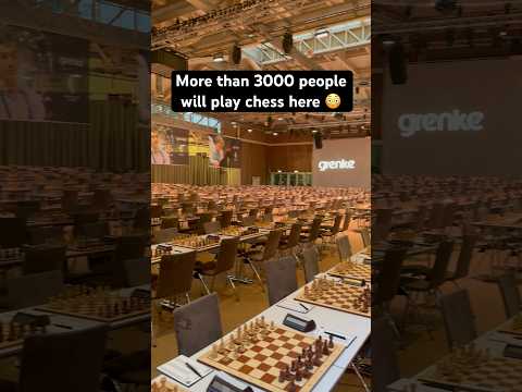 3000 PEOPLE will PLAY CHESS in THIS HUGE PLAYING HALL π³π₯