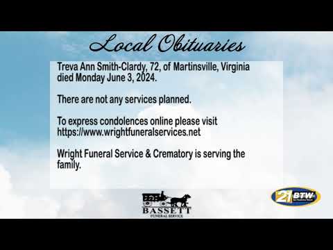Obituaries for June 10, 2024