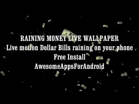 Raining Money Live Wallpaper