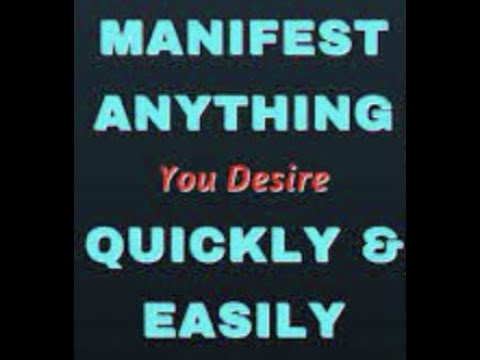 Say This Script To Manifest Anything (Undeniable Proof Inside)