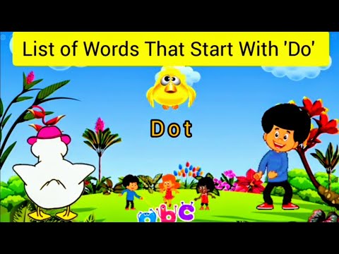 Fun With English: List of Words That Start With 'Do'