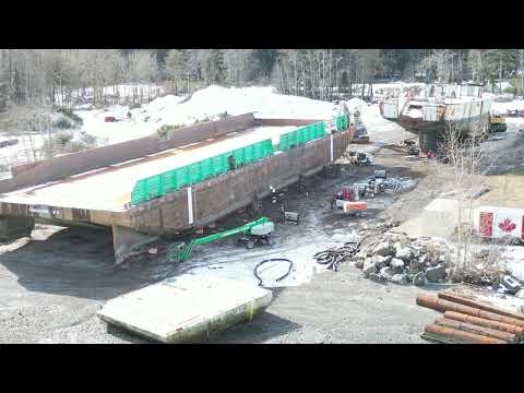 Deep Water Recovery ship breaking Feb. 13, 2025. – allthingsunionbay