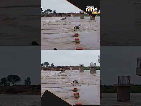 Shivpuri: SDRF and Police Rescue 8 Stranded in River Amidst Rising Water Levels | shorts |