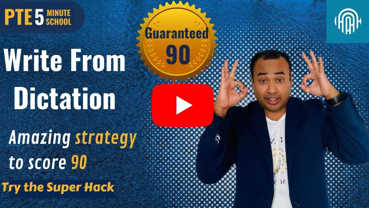 Listening PTE Write From Dictation 90 strategy