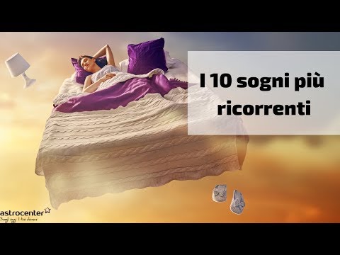 Il significato dei 10 sogni più ricorrenti