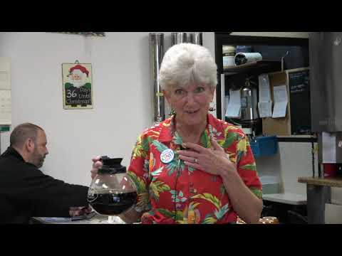 Jean Mckenna, Co-owner of the Coffee Pot in Littleton New Hampshire wins Business Leader of the Year