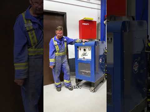 Turning a Vintage Miller Welder Into a Shop Power Supply #shortsfeed
