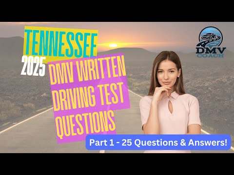 2025 Tennessee DMV Written Driving Permit Test Study Guide - Part 1