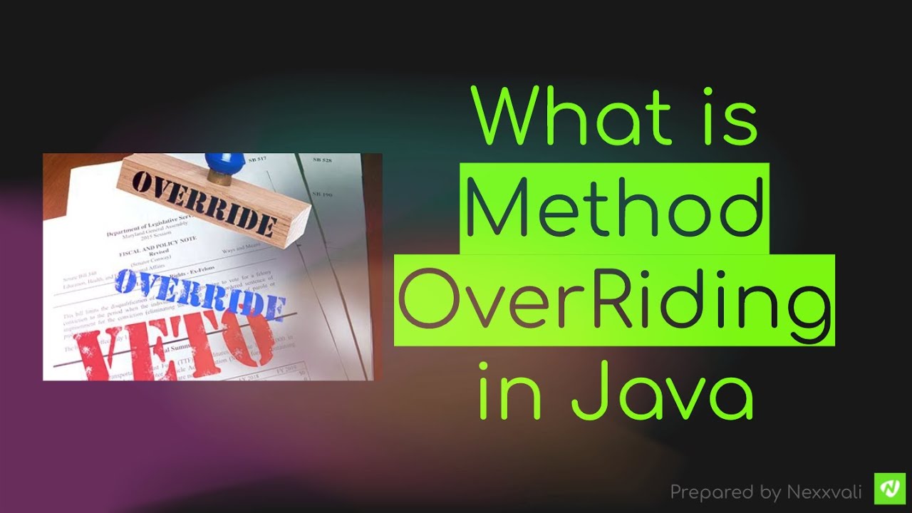 Method Overriding Java
