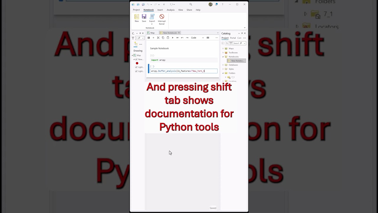 #ArcGISPro Tips: Use #Python Notebooks for #Spatialdata Science