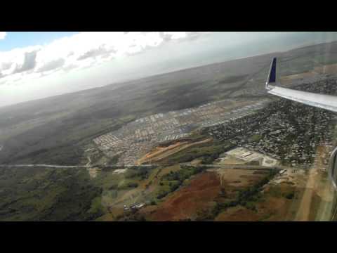 PTY HD Continental Airlines 757-300 First Class Take-off Panama City Panama United