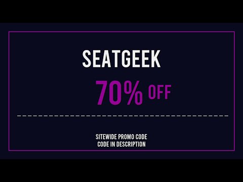 SeatGeek Promo Code 2025 June