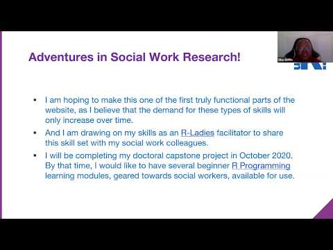 useR! 2020: Why Social Workers Need Data Science (G. Griffin), lightning