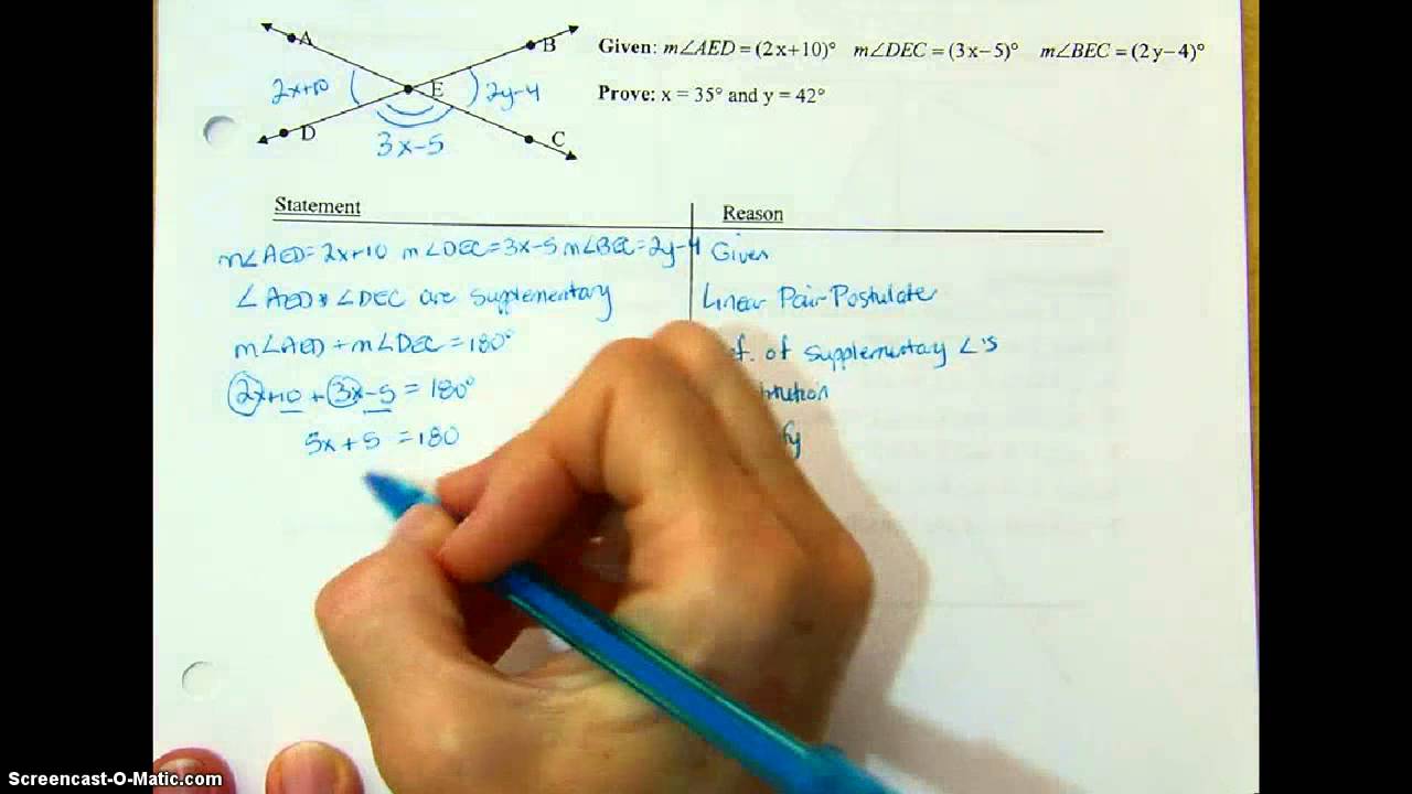 2.6 Angle Proof Notes