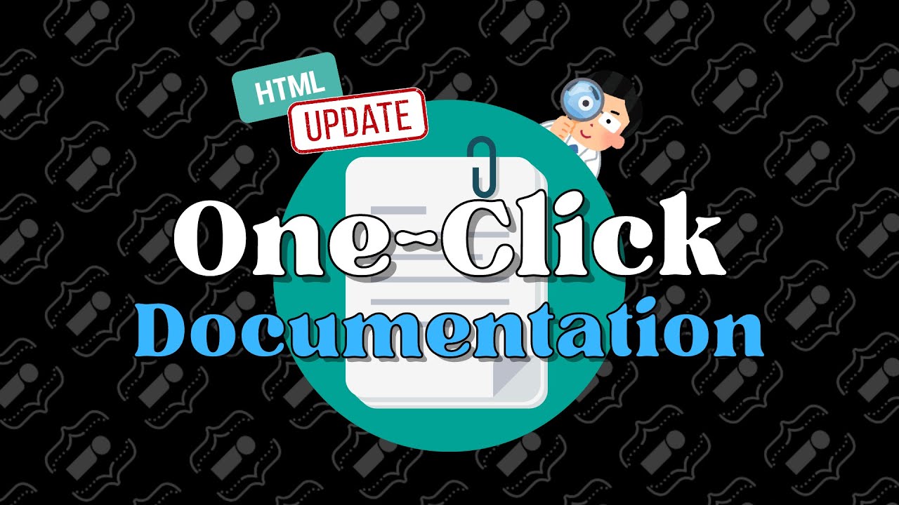 One Click Documentation Update
