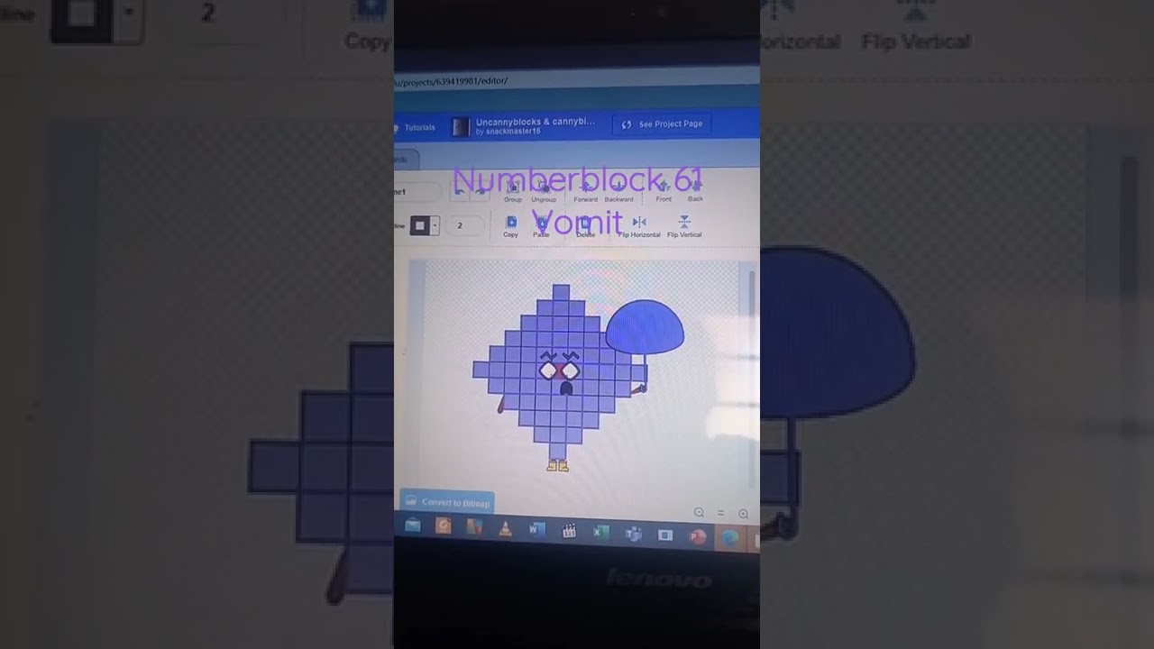 Numberblock 61 Vomits
