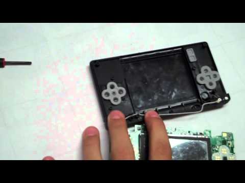 How to Repair Nintendo DS Lite (NDSL) Broken Hinge 2/2 | usednintendo