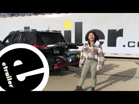 etrailer | A Closer Look at the Yakima EXO Swing Away Ski and Snowboard Carrier w/ Cargo Carrier