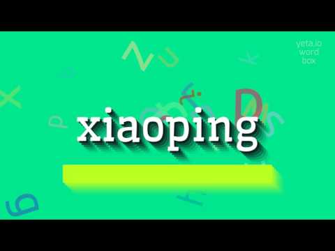 How to say "xiaoping"! (High Quality Voices)