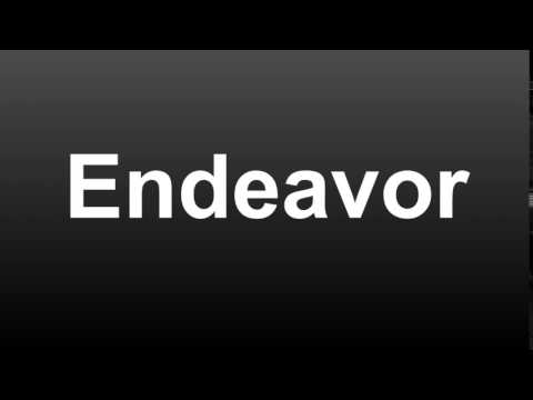How To Pronounce Endeavor In English (American) | How To Say Endeavor