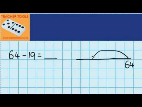 Problems like 73 - 19 = ?