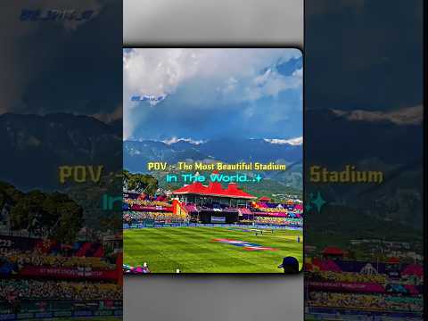 Dharamshala Stadium is The Emotion..😍 || #cricket #shorts