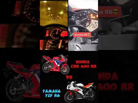 cbr 600rr vs r6 top speed🥶☠️ || #yamaha #r6 #ytshorts #shorts #cbr #cbr600rr #explore #trending