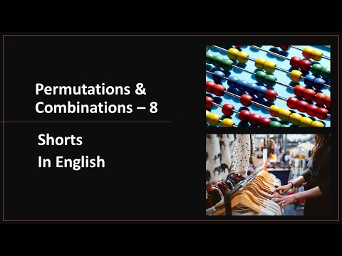 8 - How to find ‘r’ value from a combination equation? - in English