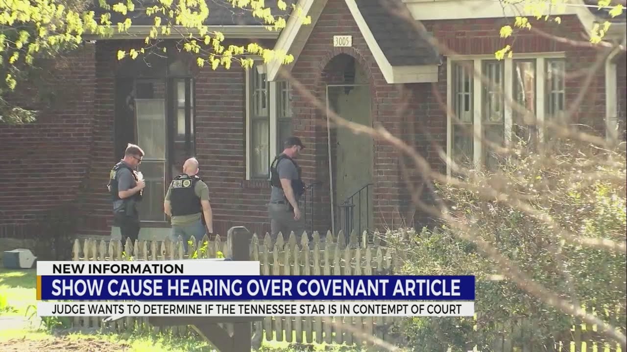 Show-cause hearing over Covenant article