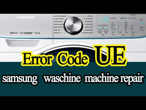 samsung washing machine error code ue