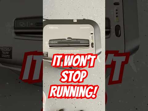 ? QUESTION: How do you fix a Shredder that does not stop running?
